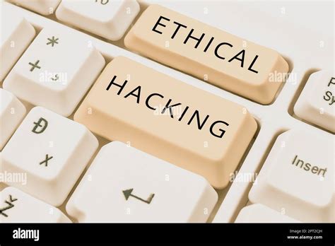 sign displaying ethical hacking internet concept a legal attempt of cracking a network for