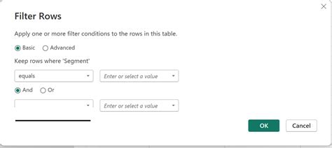 Power Query Filter Rows Basic Ui Bug Microsoft Fabric Community