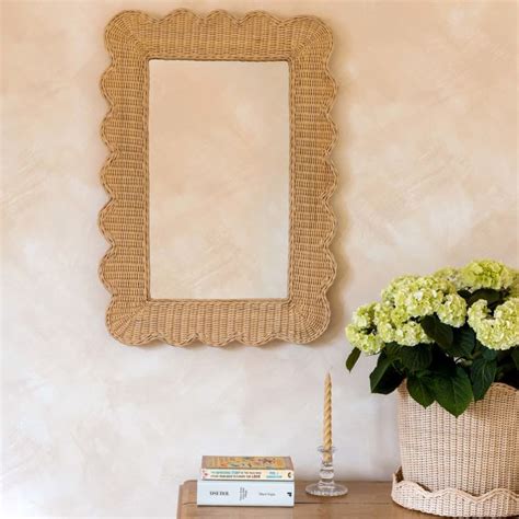 Decorative Objects Mimi Scalloped Mirror Large