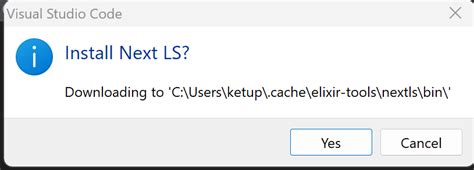 Always Prompted To Install Next Ls · Issue 63 · Elixir Toolselixir Toolsvscode · Github