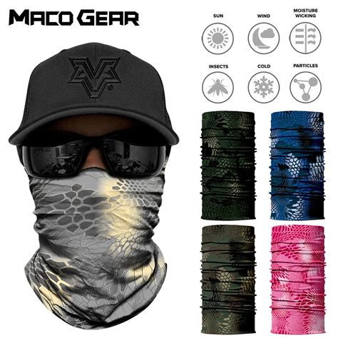 파이썬 프린트 반다나 넥 게이 터 그레이 카모 블랙 튜브 스카프 하프 마스크 페이스 커버 사이클링 하이킹 러닝 남성 여성 매직 마스크스카프들 Aliexpress