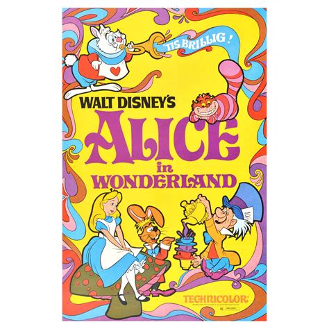 Vintage Disney Alice In Wonderland Art