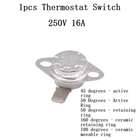 Accurate Temperature Regulation With Thermo Switch Temperature Switch Opener 14 26 Picclick Au