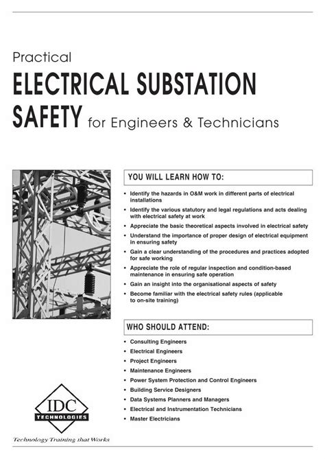 PDF Electrical Substation Safety For Engineers And Technicians DOKUMEN TIPS