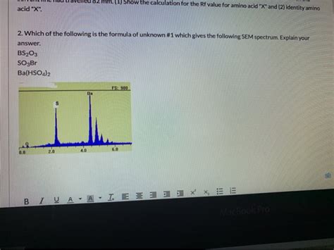 Solved Mm Show The Calculation For The Rf Value For Chegg Com