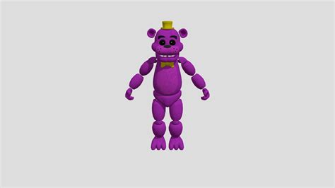 Splinks Purple Freddy Fnafsfm1 Download Free 3d Model By Kamdezbroz