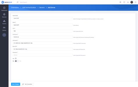 LDAP Authentication For EasyDCIM