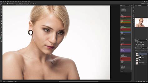 Retouch Portrait Beauty Skin Retouching Photoshop Original Texture