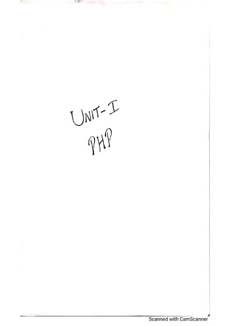 Wt Unit 2 Computer Science And Engineering Studocu