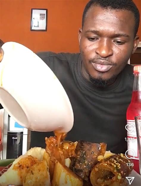 cluster yam esuru served with stew and ponmo