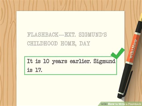 How To Write A Flashback 15 Steps With Pictures Wikihow