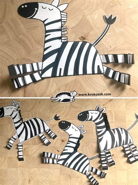 Printable Zebra Craft
