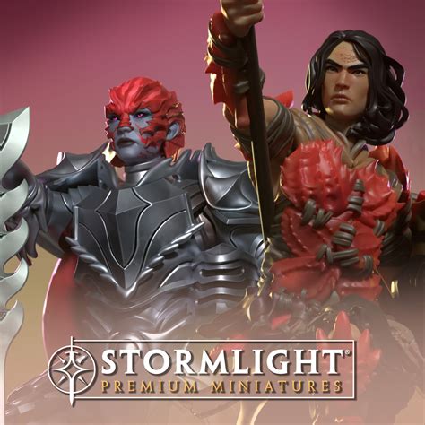 Artstation Stormlight Archive Miniatures Bridgeman Kaladin And Eshonai