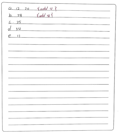 Lesson Determines The Missing Terms In A Sequenc Gauthmath