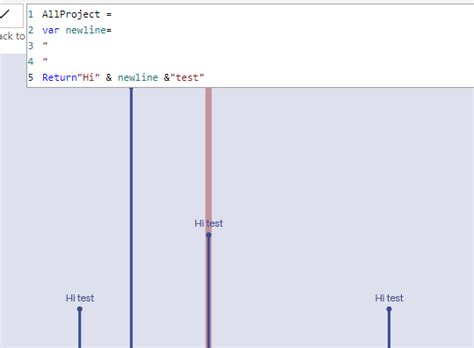 solved how to get text in new line in the data cards labe