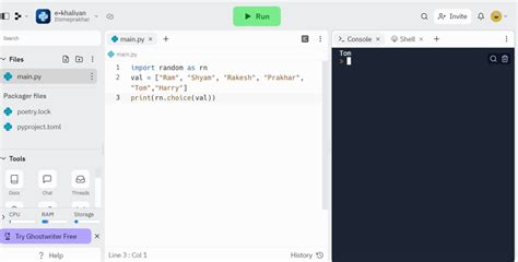 How Can I Randomly Select An Item From A List Python List Problems