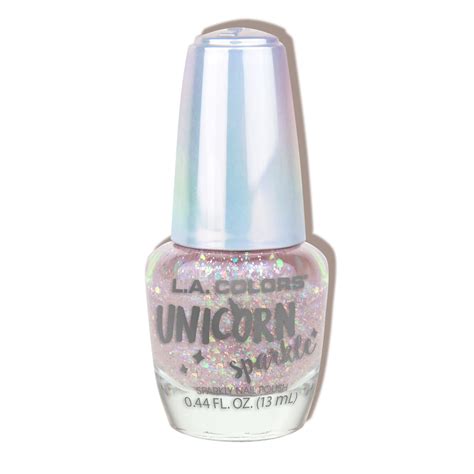 Unicorn Sparkle Nail Polish Cnl81 Sugar Snowflake L A Colors