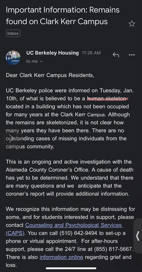 Bones At Berkeley Human Skeleton Remains Found In An Abandoned Room At Clark Kerr Campus R