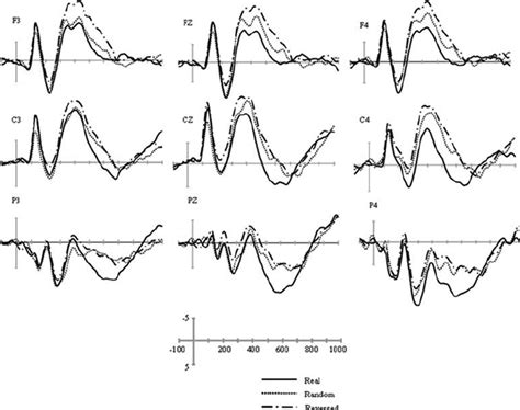 Grand Averaged Event Related Potentials For The Control Group At