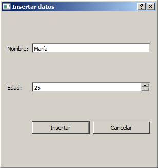 Python PyQt Interfaz gráfica QtSql MySQL Insertar datos jQuery Manual