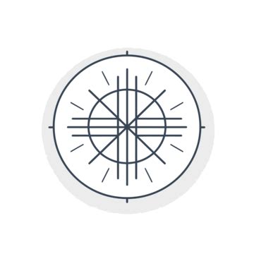 An Icon In A Circle With Lines Vector Lineal Icon Freehand Bold Line PNG And Vector With