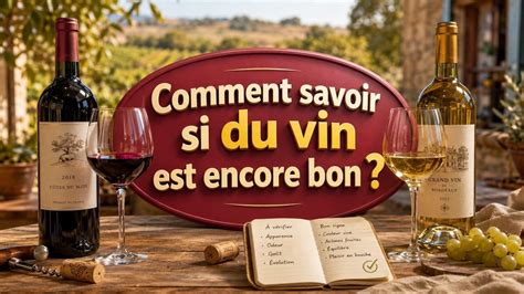 Comment Savoir Si Un Vin Est Encore Bon Le Test Express