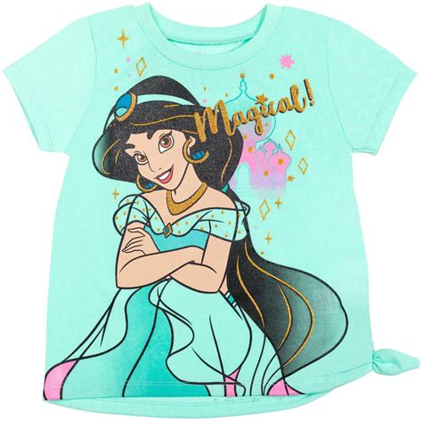 Disney Princess Princess Jasmine T Shirt And French Terry Shorts Outfit