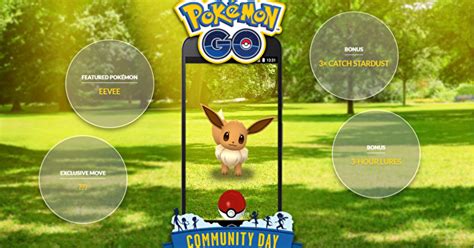 Pokemon Go Eevee Community Day Get Shiny Eevee Last Resort And Stardust Bonuses On The August