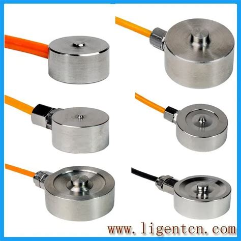 Round Compression Sensor For Force Measurementpancake Load Cell 0 5t