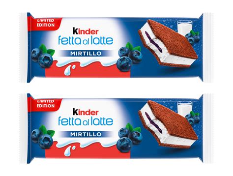 Kinder Fetta Al Latte Presenta La Sua Prima Limited Edition Al Gusto
