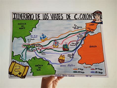 Los 4 Viajes De Cristobal Colon
