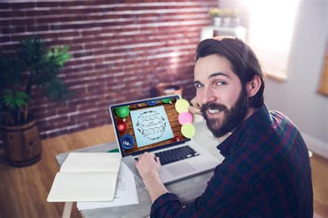 Premium Photo Composite Image Of Elearning Interface