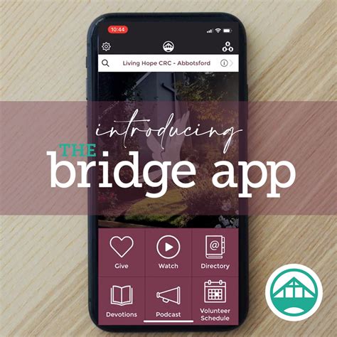 The Bridge App Living Hope Crc