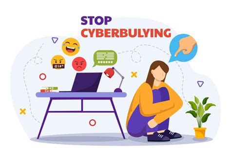 Cyberbullying Poster Vector Art Icons And Graphics For Free Download