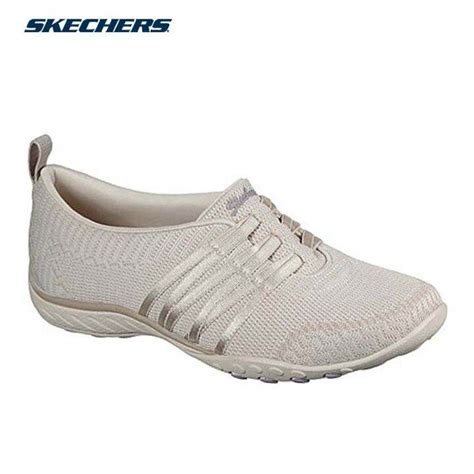 Skechers Women Breathe Easy Approachable Slip Ons Natural Lazada Ph