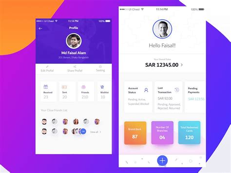 user interface mobile app ui design templates 50 free