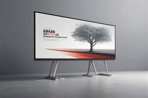 Premium Photo Billboard Mockup On Grey Plain Background With