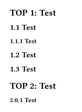 How Can I Change The Heading Numbering For Headings Of Different Levels Differently Questions