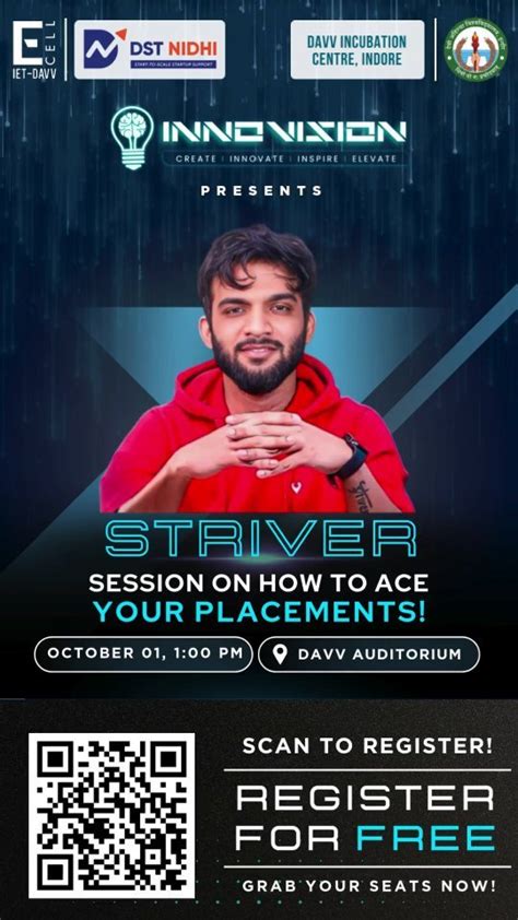 E Cell Iet Davv Raj Vikramaditya Aka Striver Founder Of Takeuforward Will Be Joining Us At