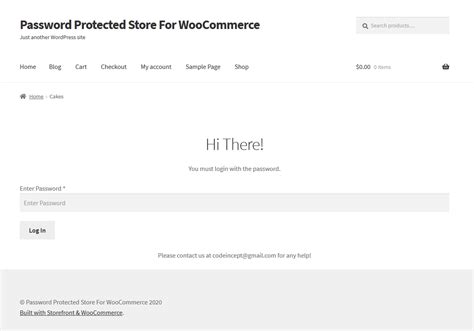 Password Protected Categories And Store Woocommerce Marketplace