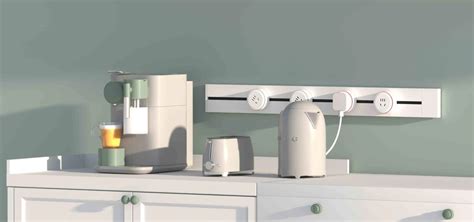 Surface Mounted Track Socket 8000w Power Adaptor Track Electrical Power
