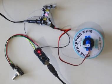 Arduino Nano And Visuino Control Servo With Rotary Encoder