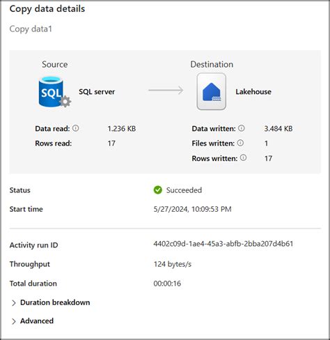 Data Pipeline Copy From On Prem To Lakehouse Microsoft Fabric Community