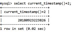 MySQLCURRENT TIMESTAMP 函数 进阶教程 无涯教程网
