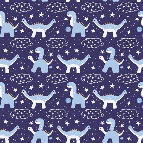 Premium Vector Dinosaur Dino Pattern Vector
