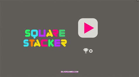 Square Stacker Jouez En Ligne Sur Silvergames 🕹️