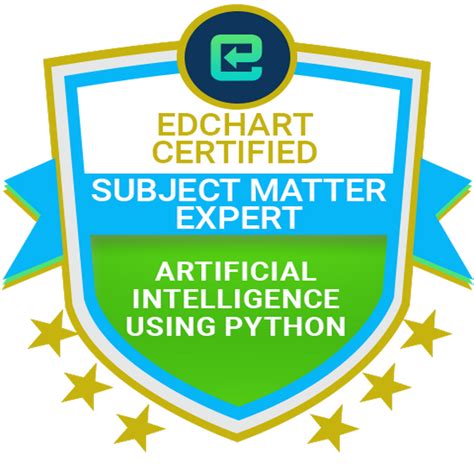 Edchart Certified Artificial Intelligence Using Python Subject Mater