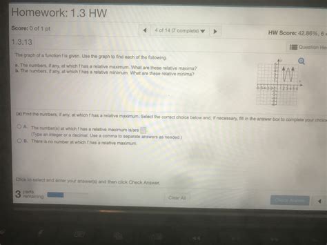 Solved Homework 1 3 Hw Score 0 Of 1 Pt 4 Of 14 7