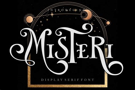 Misteri Whimsical Font Design Cuts