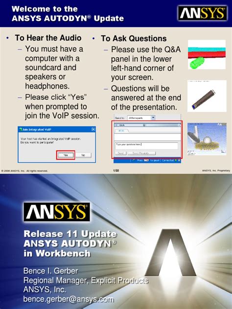 Ansys Autodyn In Workbench Introduction Computer Aided Design